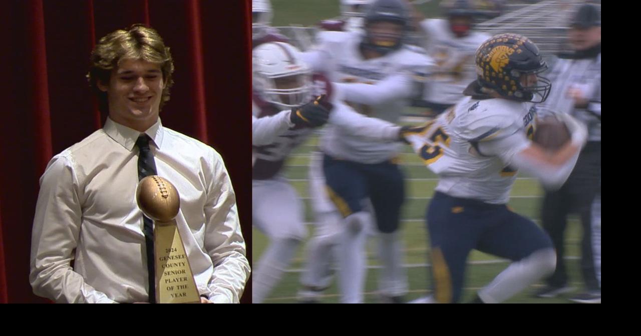 Goodrich's Chase Burnett wins 2024 Genesee County Senior Player for the ...