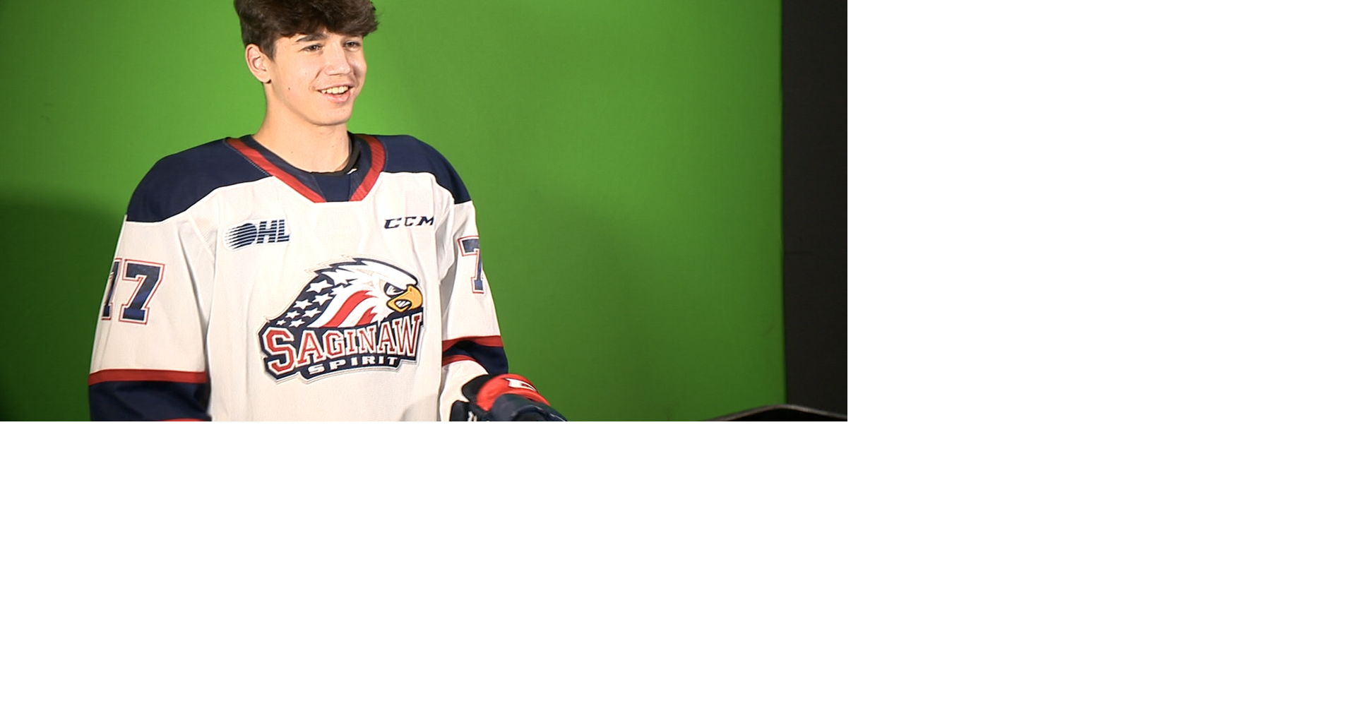 Saginaw Spirit's Michael Misa sit-down interview with Yousef Nasser ...