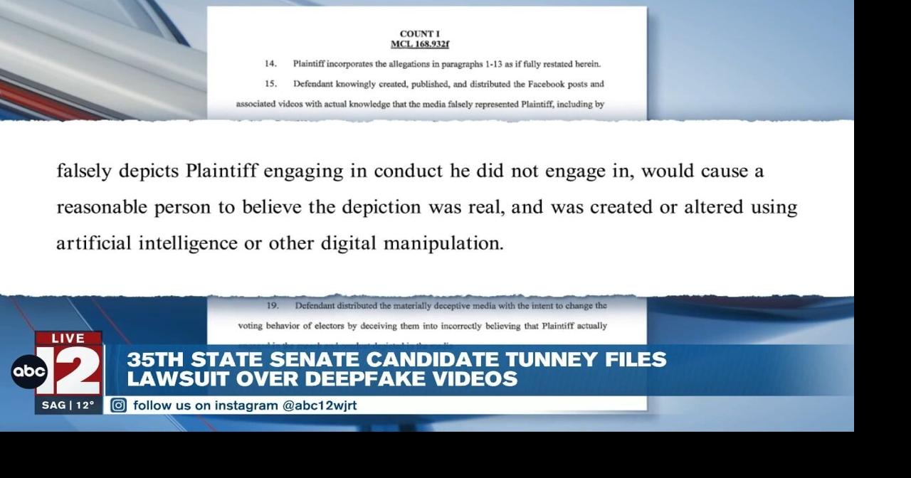 35th State Senate candidate files lawsuit over deepfake videos, MSP ...