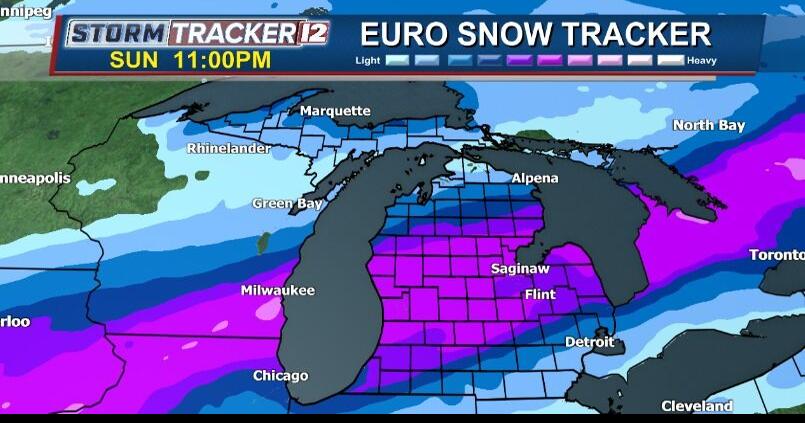 Significant snowfall possible Saturday as winter storm system moves ...