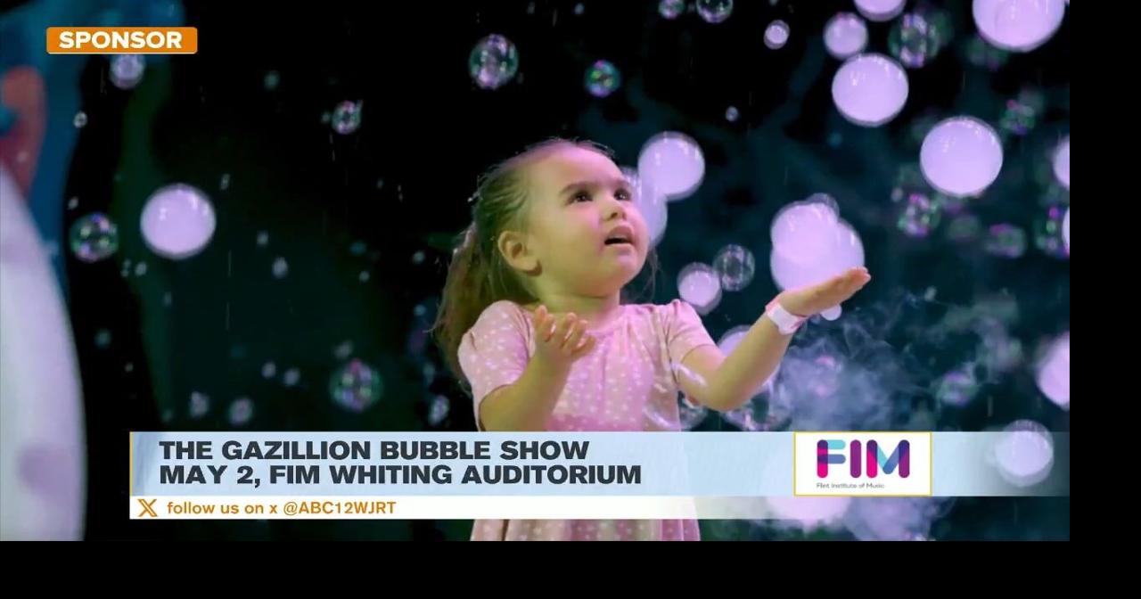 'Gazillion Bubbles Show' coming to FIM Whiting Auditorium | Video ...
