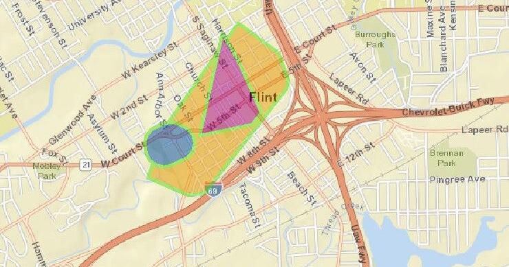 Power outage leaves part of downtown Flint in the dark | Local | abc12.com