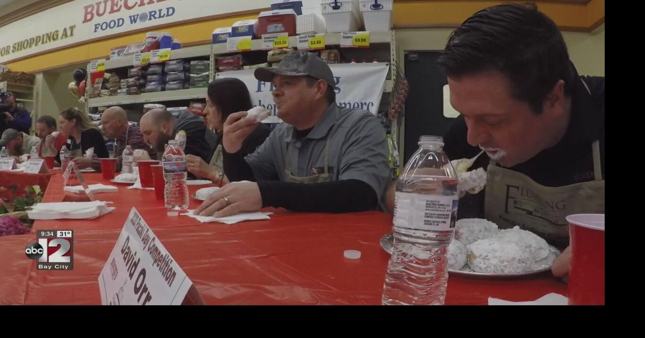 Paczki eating contest at Beuche's Food World in Flushing | Good Morning ...