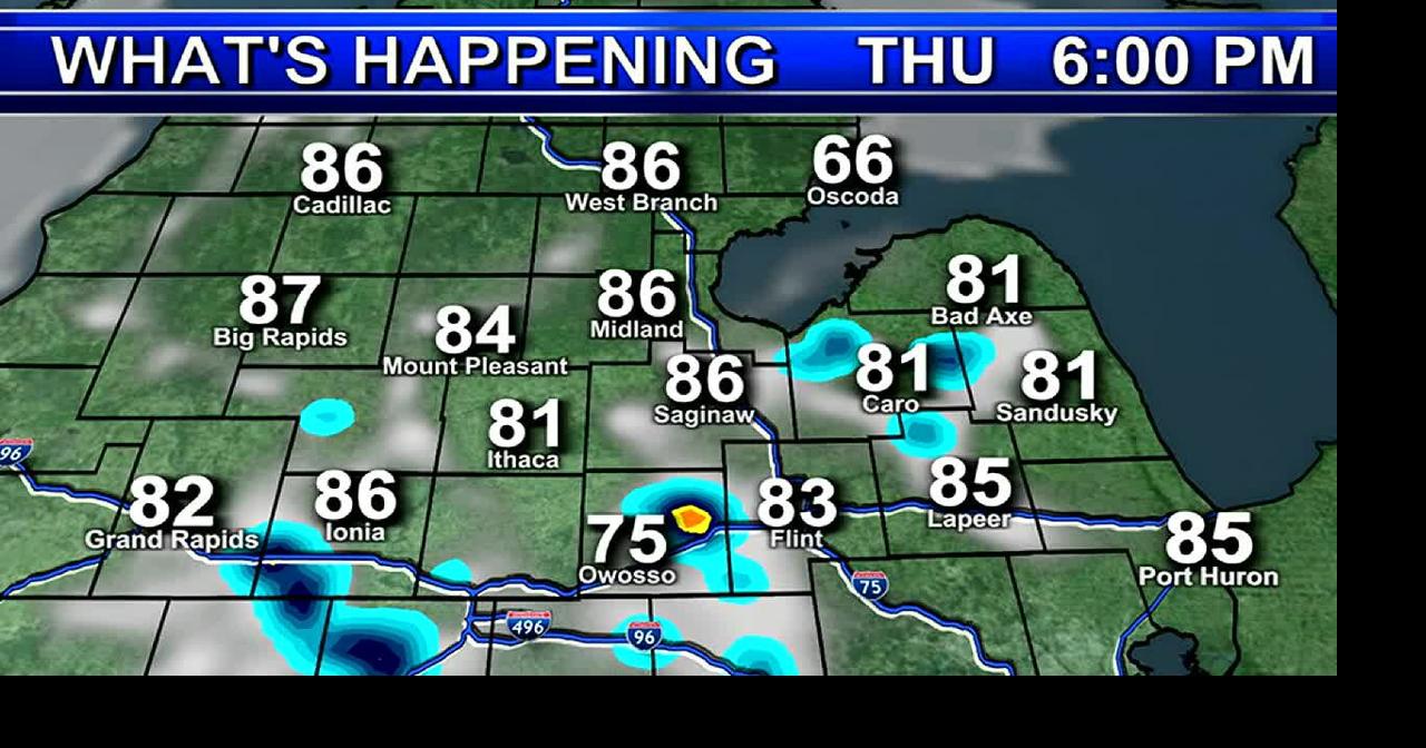 Hot and humid again Thursday | Weather | abc12.com