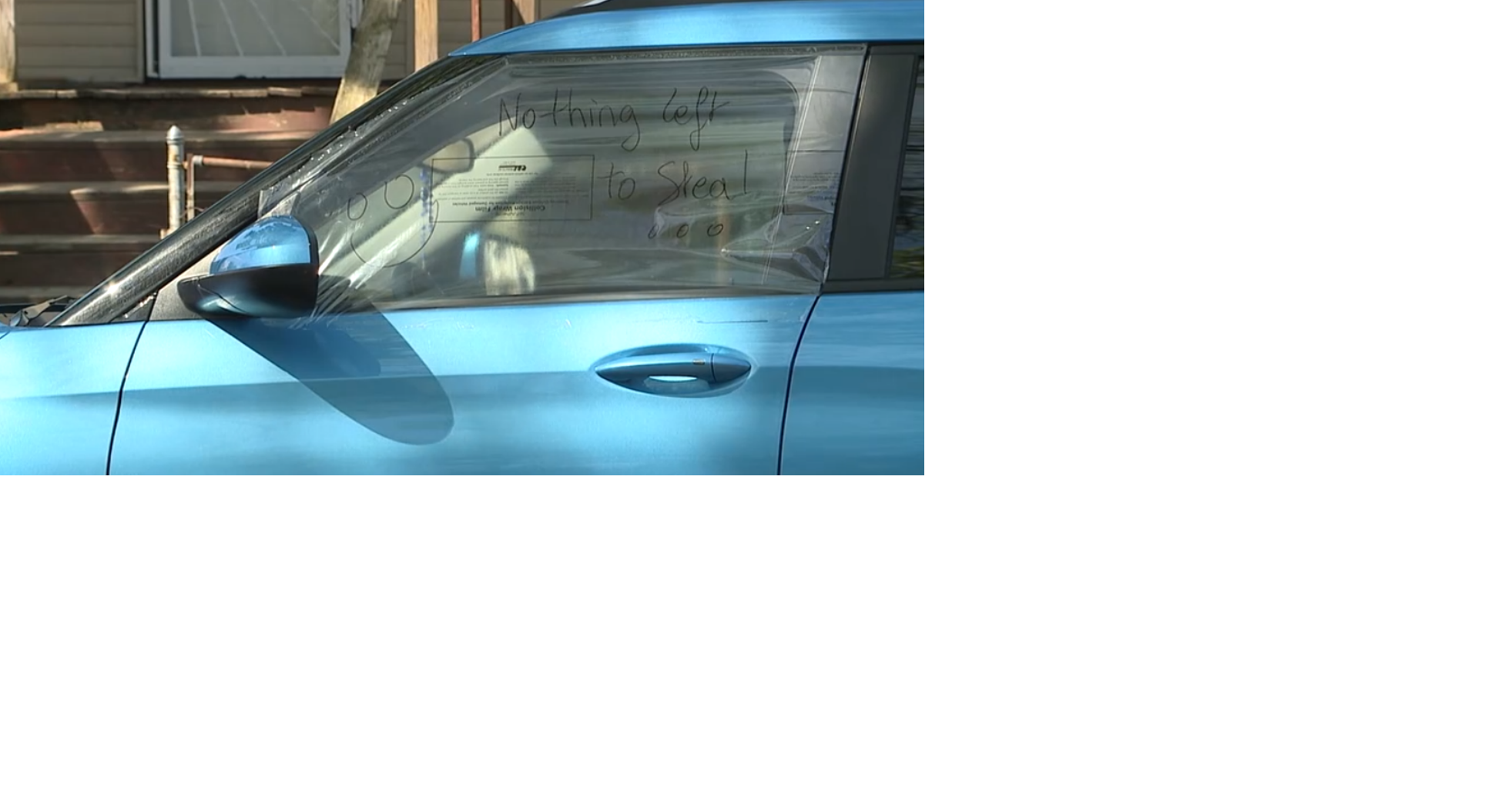 Thief rips airbag out of Chevy Trailblazer in Detroit, leaves owner ...