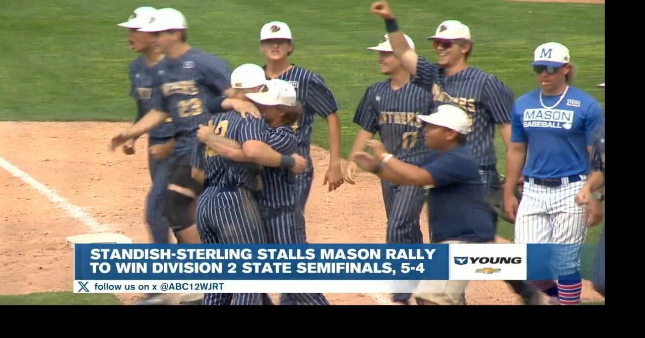HS Baseball: D2 State Semifinals - Standish-Sterling holds off Mason ...