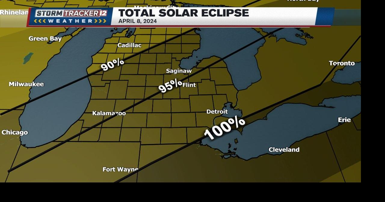 See timing for the April 8 partial solar eclipse in Mid-Michigan ...
