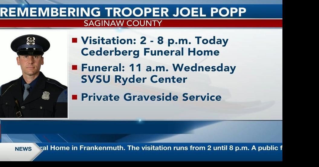 Fallen Michigan State Police trooper to be remembered with memorials ...