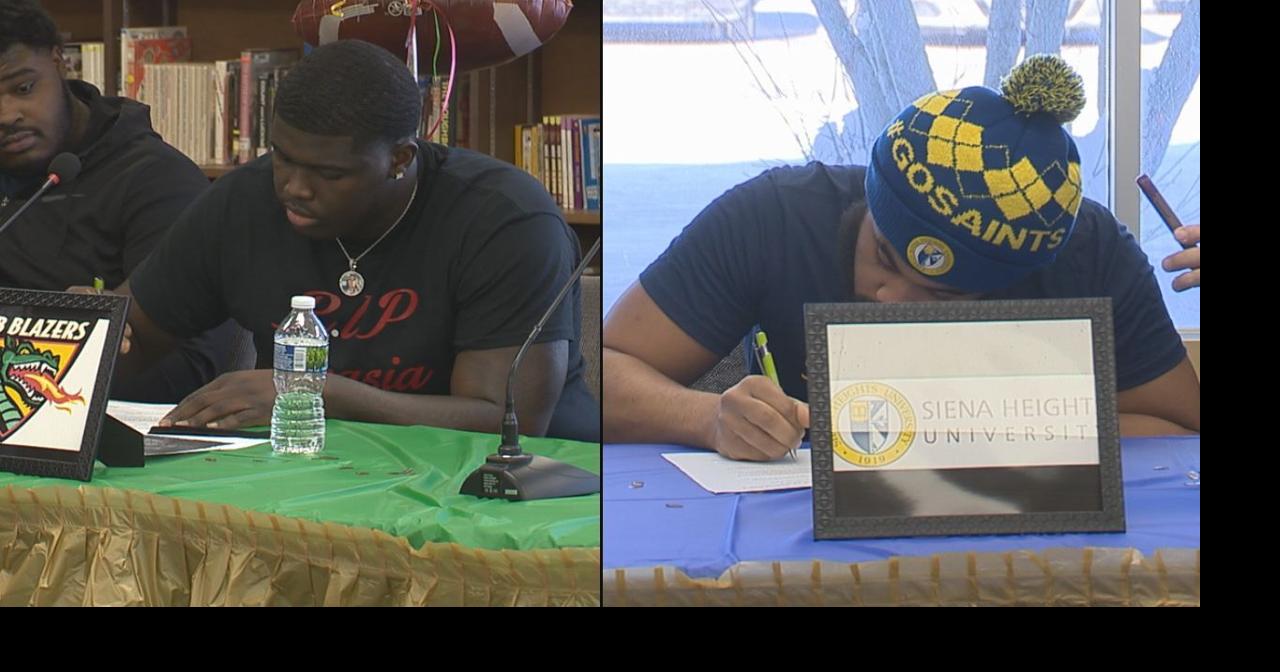 Two Hawks sign letters of intent to play college football | Sports ...