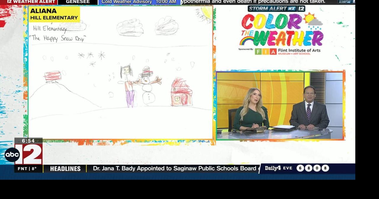 Color the Weather for Jan. 27, 2026: Aliana | Video | abc12.com