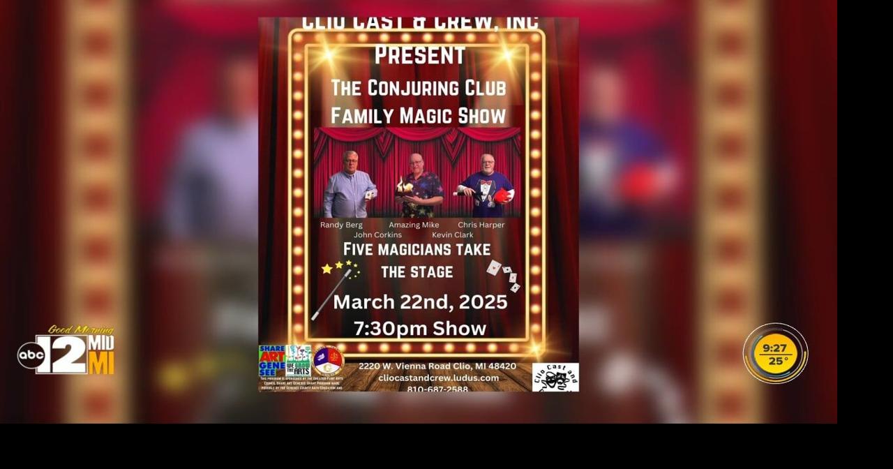 The Clio Cast & Crew presents The Conjuring Club Family Magic Show ...