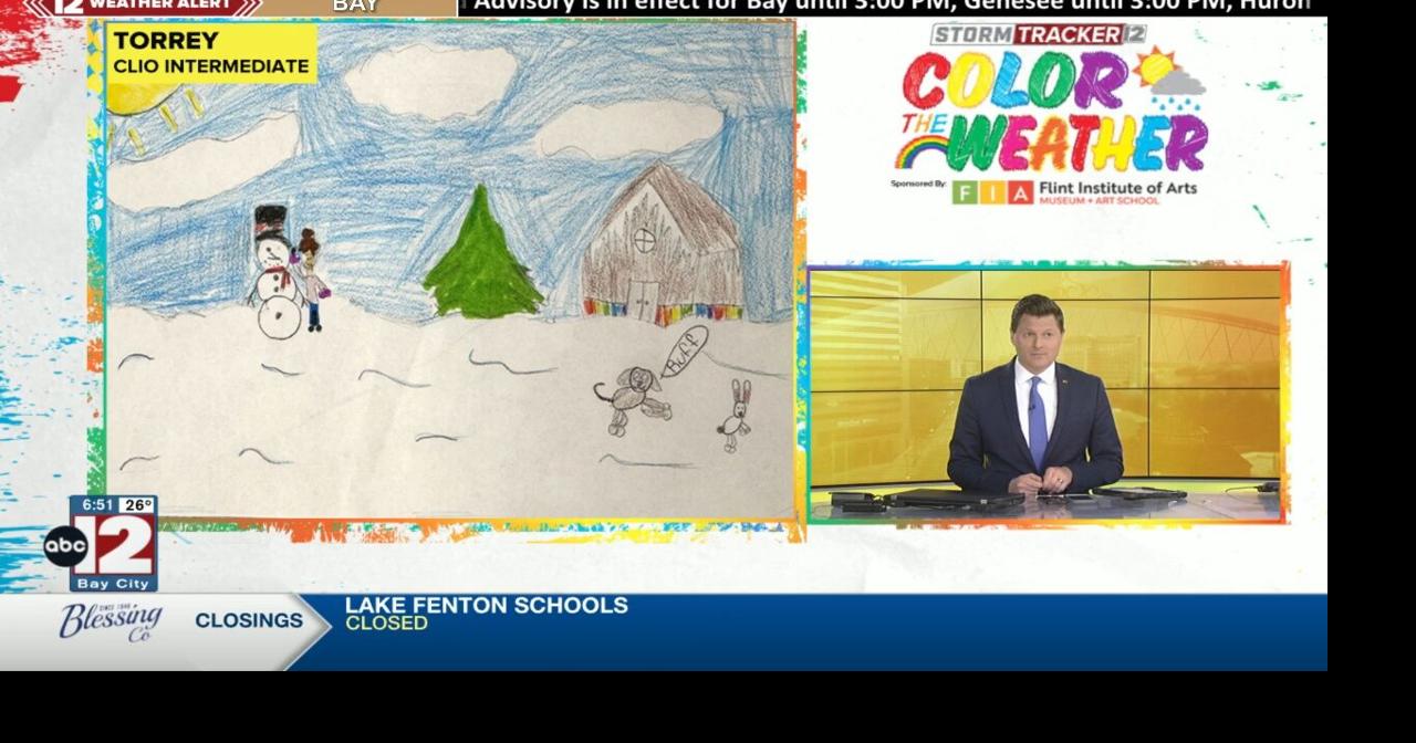 Color the Weather for March 6, 2025: Torrey | Color The Weather | abc12.com