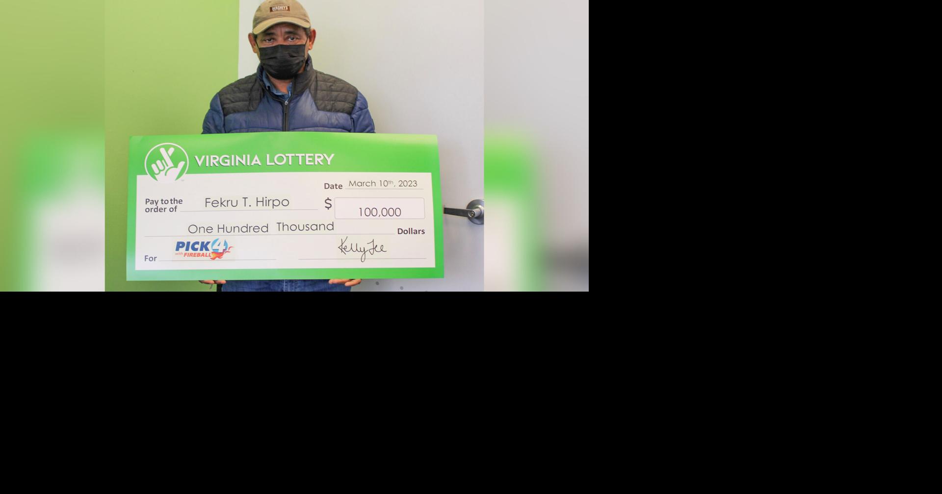 Virginia man wins $100,000 after purchasing 20 winning lottery tickets ...