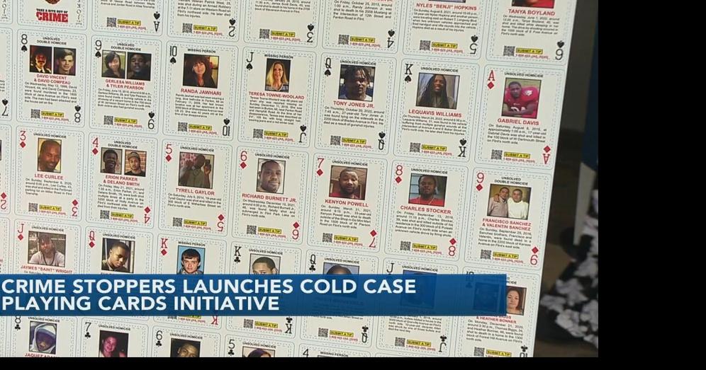 Crime Stoppers launches a cold case playing cards set initiative ...
