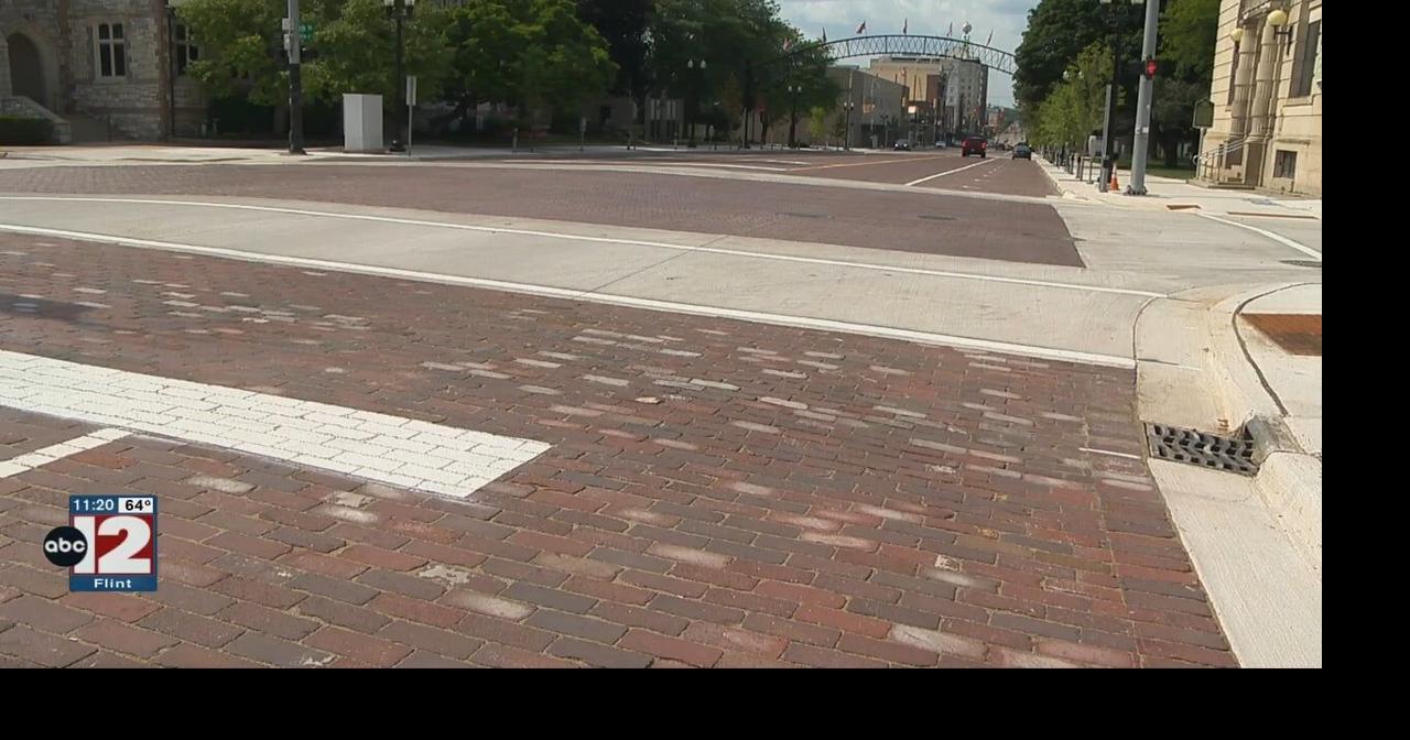 First segment of downtown Flint brick project complete | Local | abc12.com