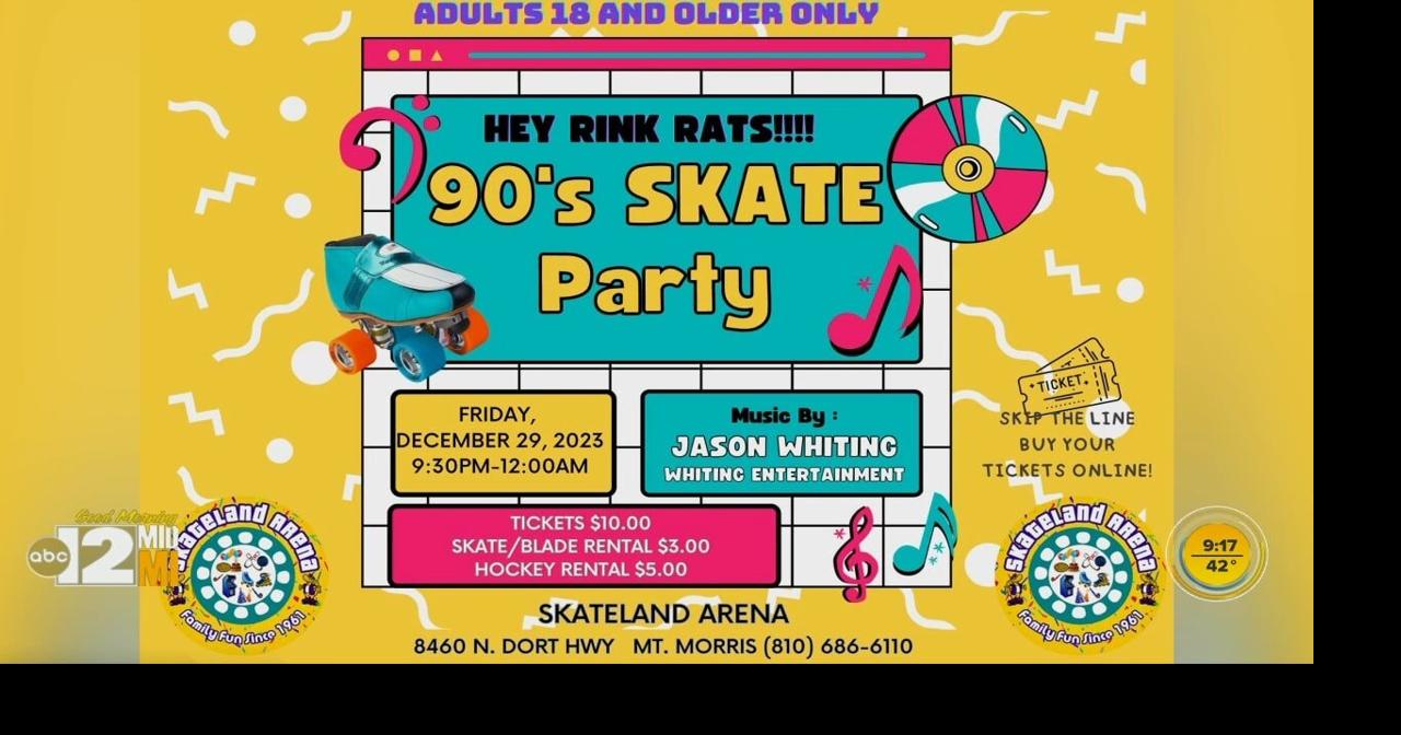 Skateland Arena hosting '90s Rink Rat Skate Party on Friday | Good ...