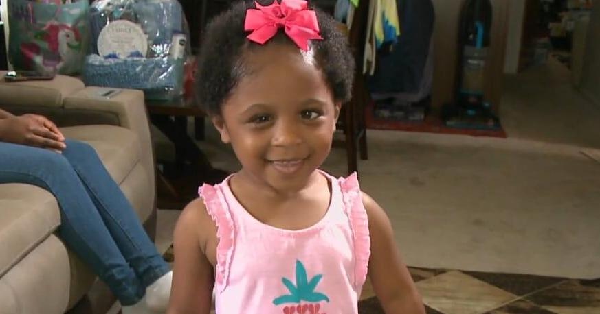 3-year-old Skye gets prosthetic eye after accidental shooting | News ...