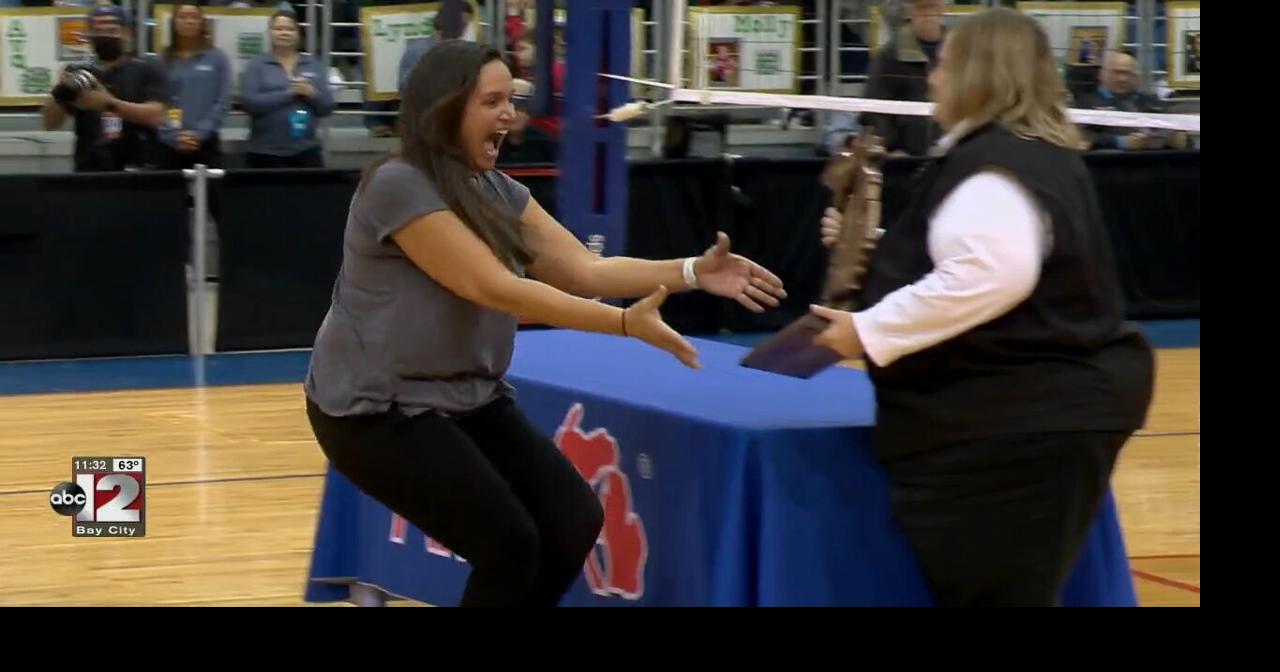 Reese's volleyball coach Angie Compton wins Coach of the Year | Video ...