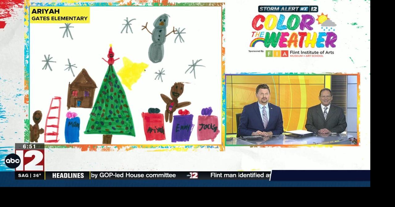 Color the Weather for Dec. 17, 2025: Ariyah | Color The Weather | abc12.com