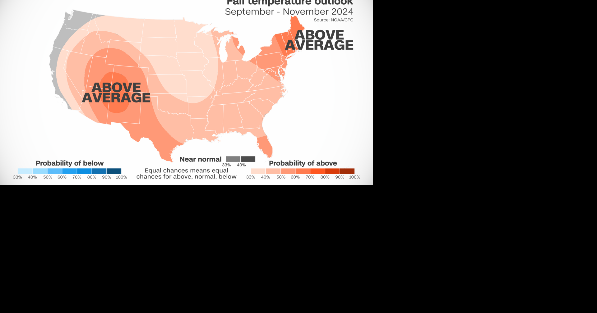 The fall forecast is in and there’s some bad news for fall lovers ...