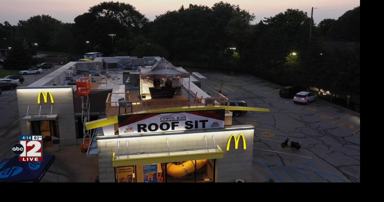 Cars 108 Roof Sit began Wednesday at the McDonald's in Grand Blanc ...