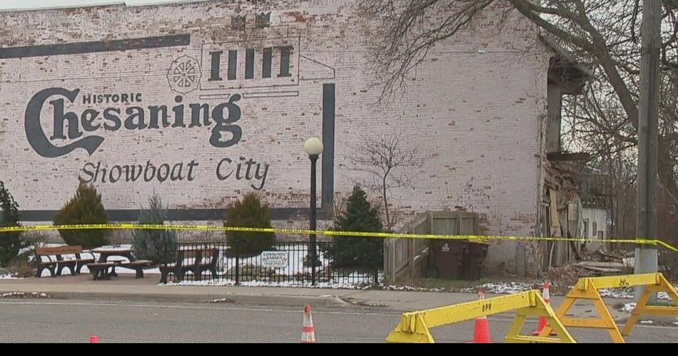 Chesaning building partially collapses, a building the village has ...