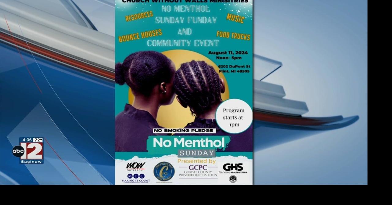 No Menthol Sunday Fun Day is coming to Genesee County | Community ...
