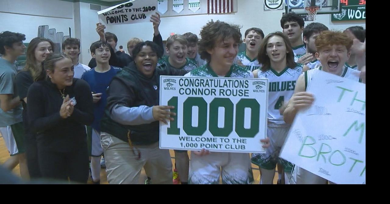 HS Boys Hoops: Connor Rouse scores 1,000th point, leads Genesee past ...