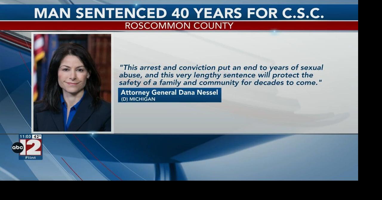 Roscommon County man sent to prison for sexually assaulting relative ...