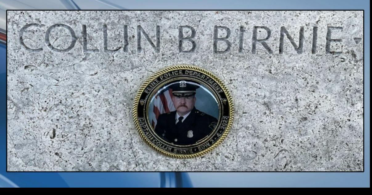 Flint police captain added to national law enforcement memorial | Local ...