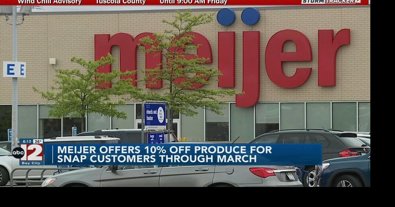 10% off produce at Meijer for SNAP customers | Video | abc12.com