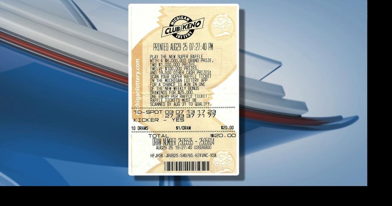 Genesee County man wins $400,000 Club Keno prize | Lottery | abc12.com