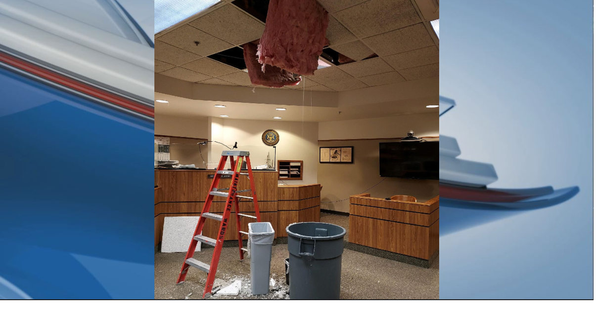 Flint courtroom remains closed and restoration is underway after leak ...