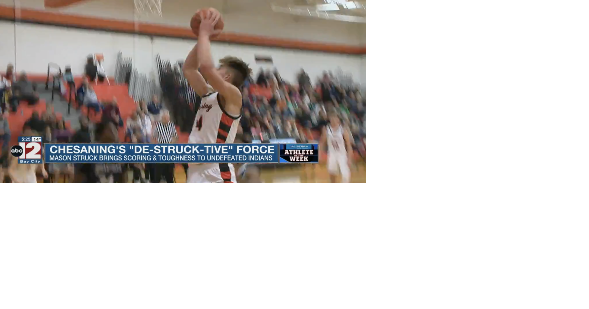 Athlete of the Week: Chesaning's Mason Struck | Sports | abc12.com