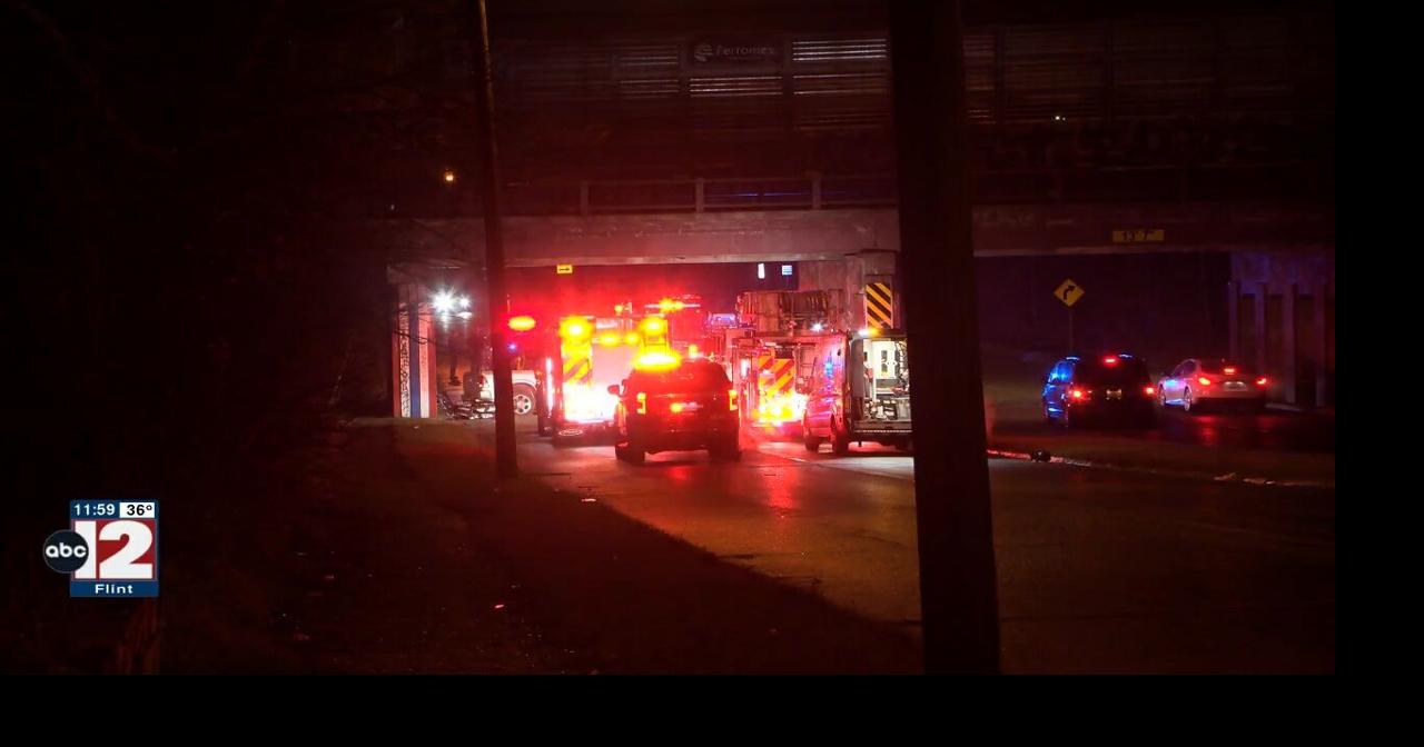 Driver seriously injured in crash under Flint railroad overpass | Local ...