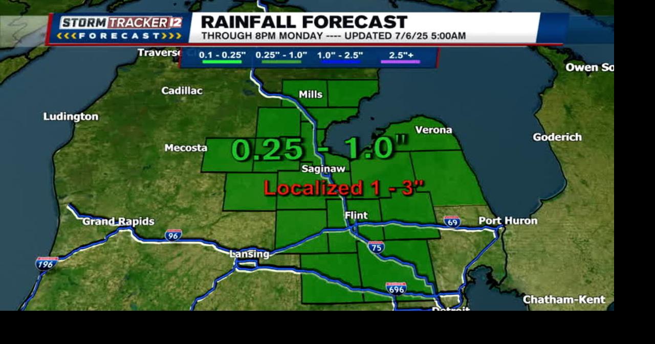 Locally Heavy Rain is Likely Today | Weather | abc12.com