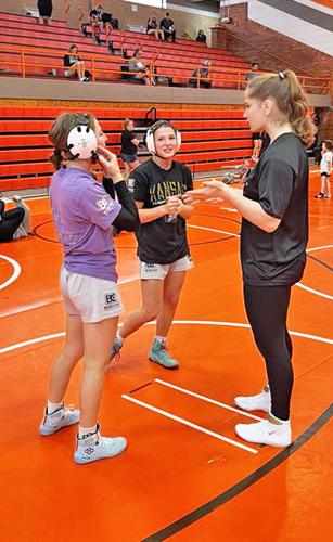 World famous wrestler Amit Elor conducts Abilene Cowgirl wrestling camp ...