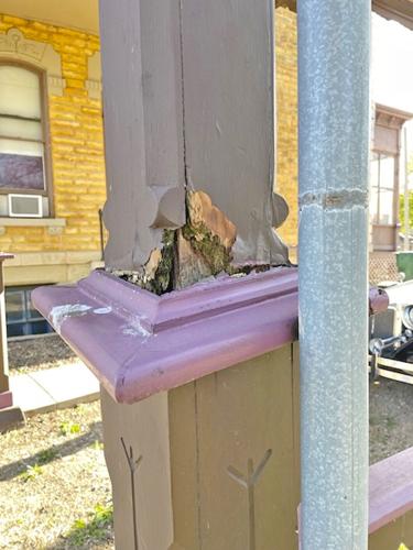 Lebold Mansion owner seeking funds to replace rotting wood, fix outside ...