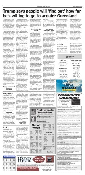 Page ARC 1-21-26 PG 1 | e-Edition | abilene-rc.com