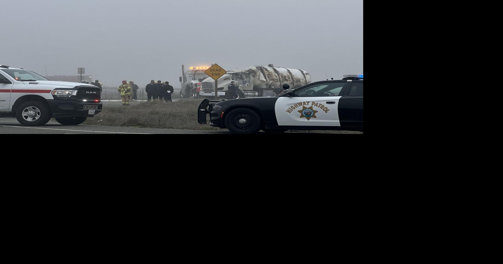 Diesel Exhaust Fluid spill cleanup ongoing after tanker crash in Butte ...