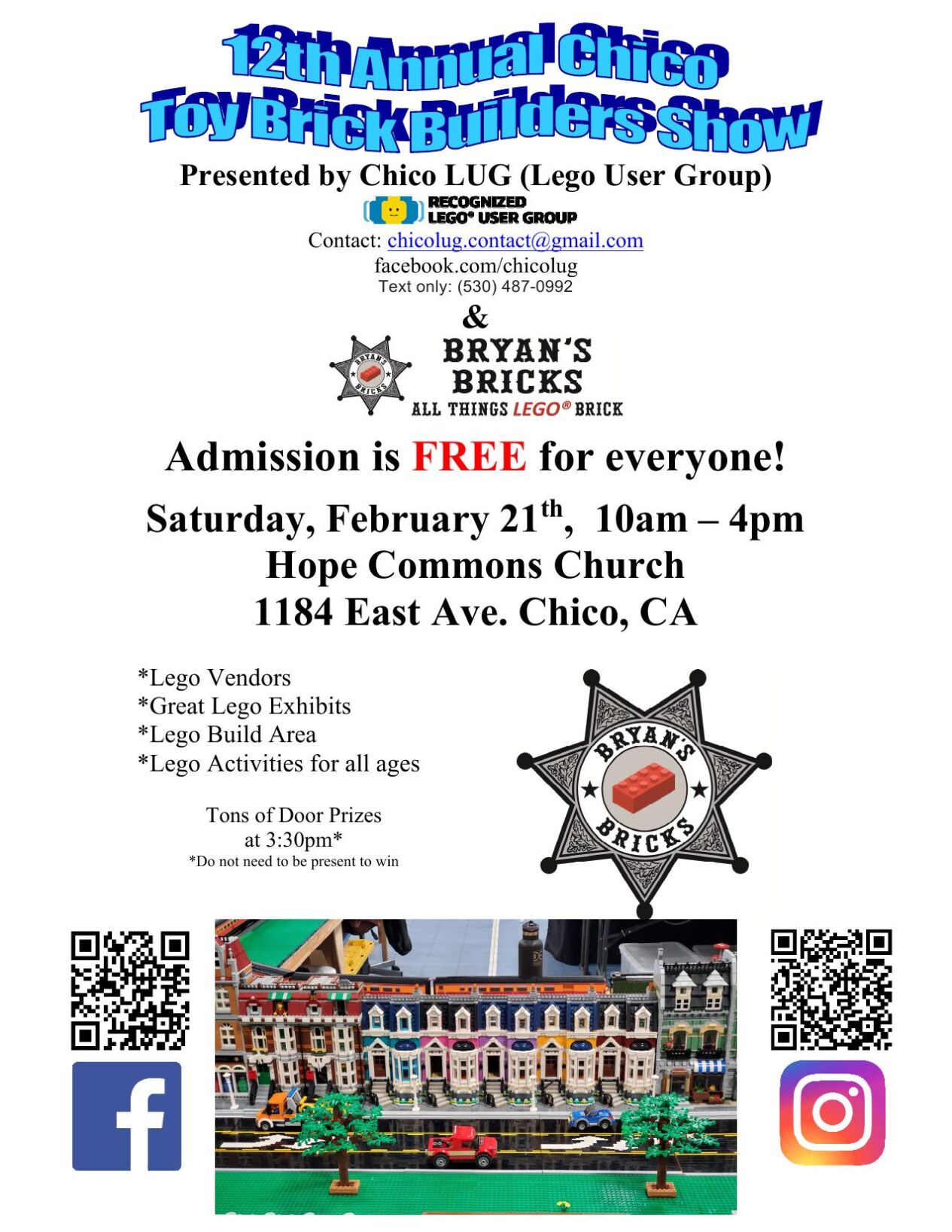 12th annual Chico Toy Brick Builders Show takes place on February 21 ...
