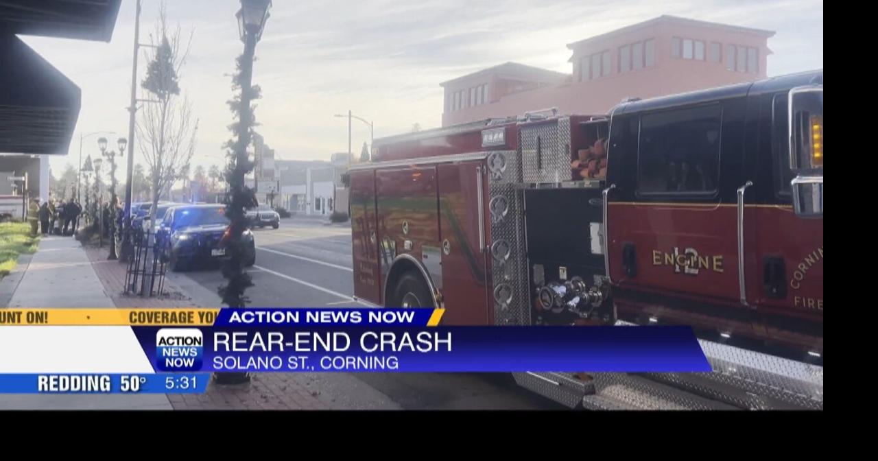 Solano Street crash rattles downtown Corning today | Video ...