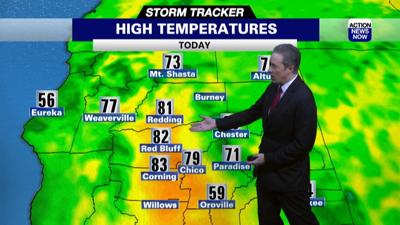Storm Tracker Forecast - Hotter Northern California Weather Begins On ...