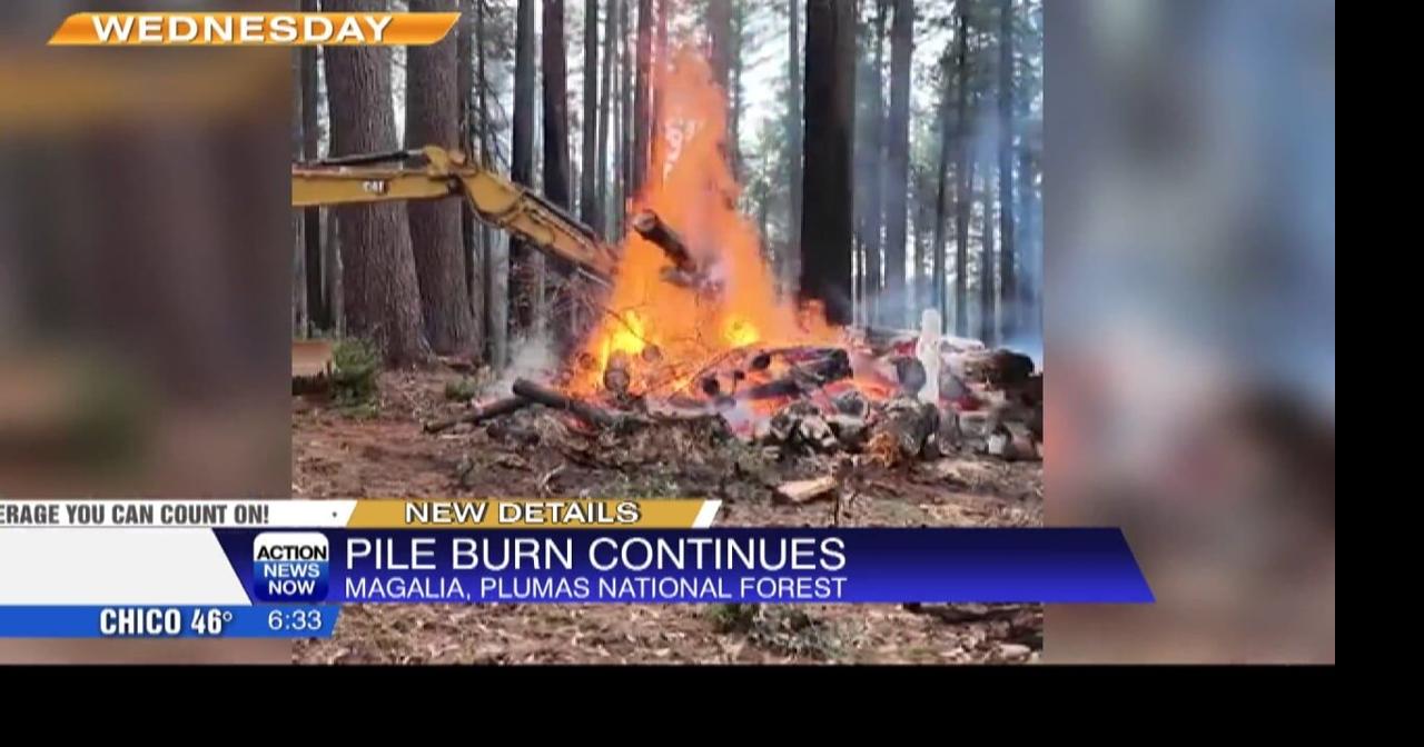 Pile burning operations continue near Paradise Lake | Video ...