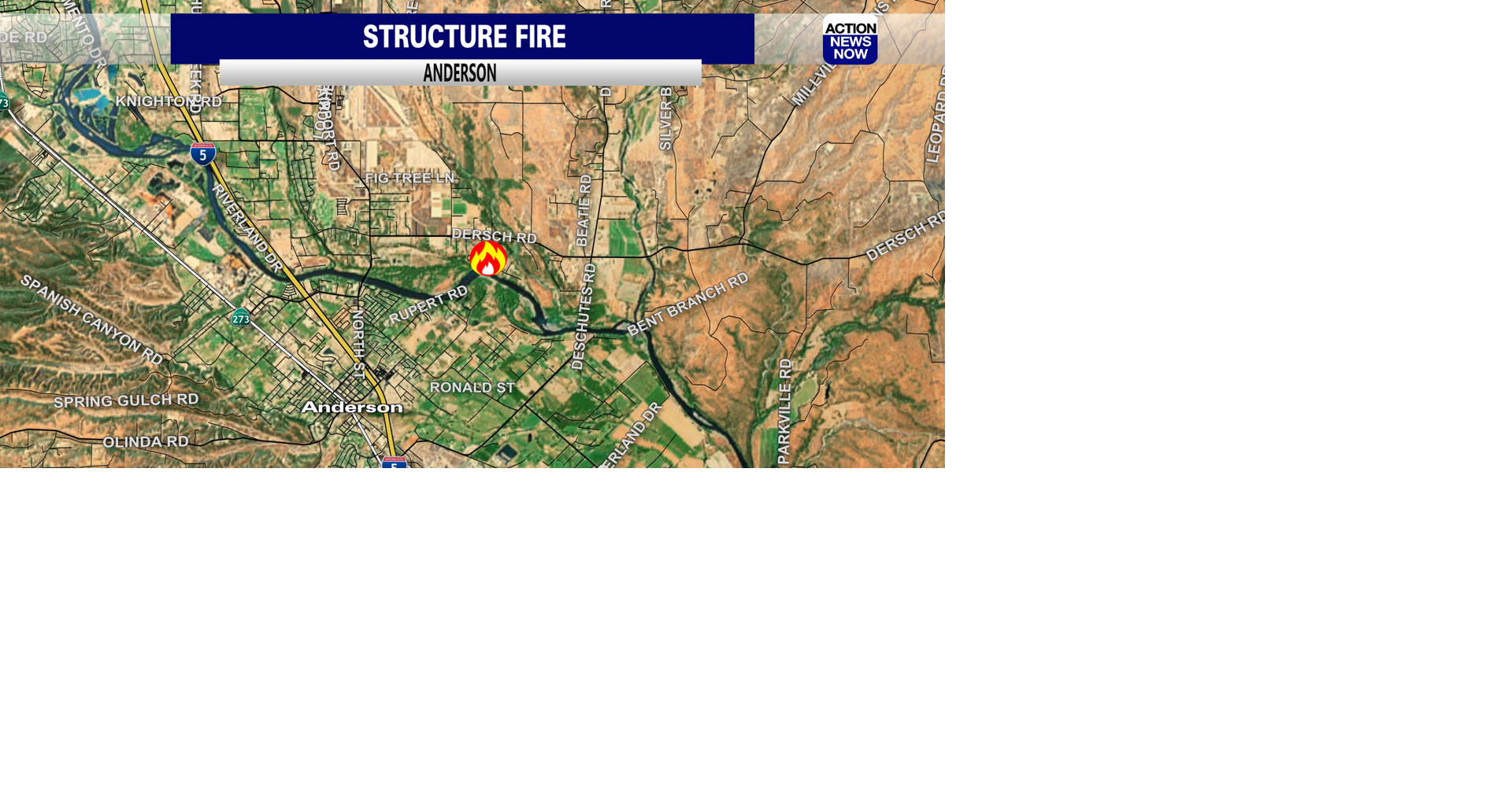 CAL FIRE reports no injuries at a structure fire in Anderson | News ...