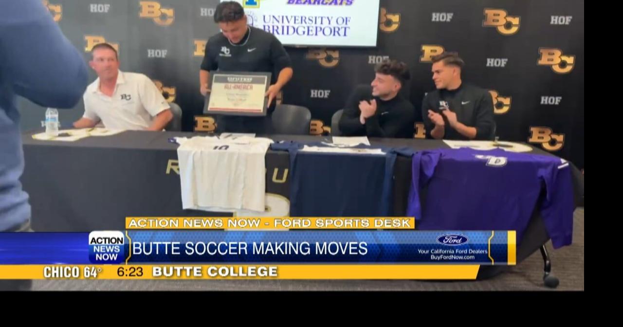 Butte College Men's Soccer Signing | Video | actionnewsnow.com