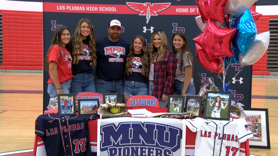 Las Plumas' Mayci Benedict swings into college softball | News ...