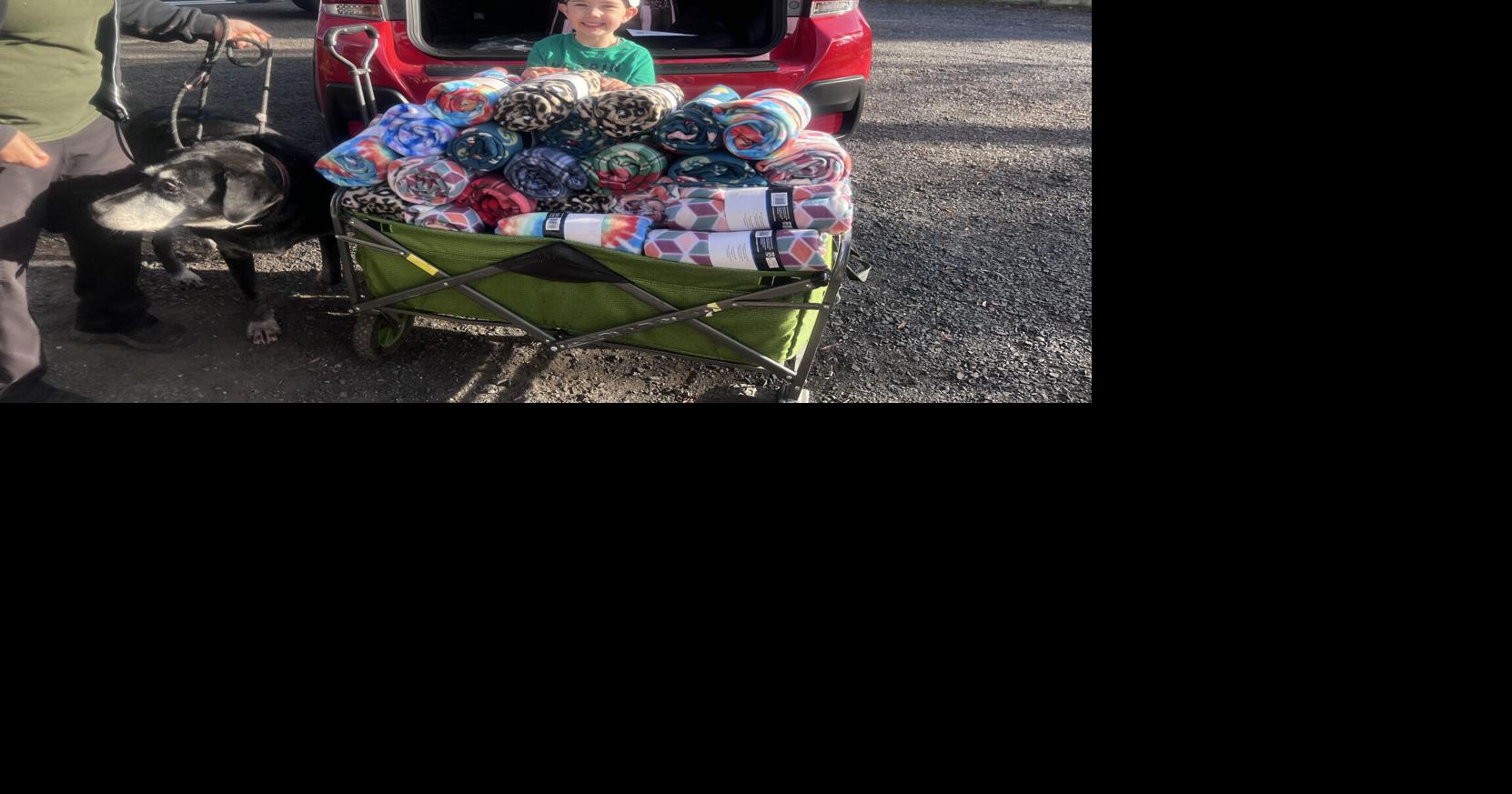 Chico boy donates more than 60 blankets to the Chico Animal Shelter for ...