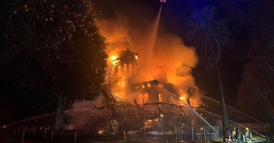 Bidwell Mansion fire anniversary: Chico remembers lost landmark | News ...