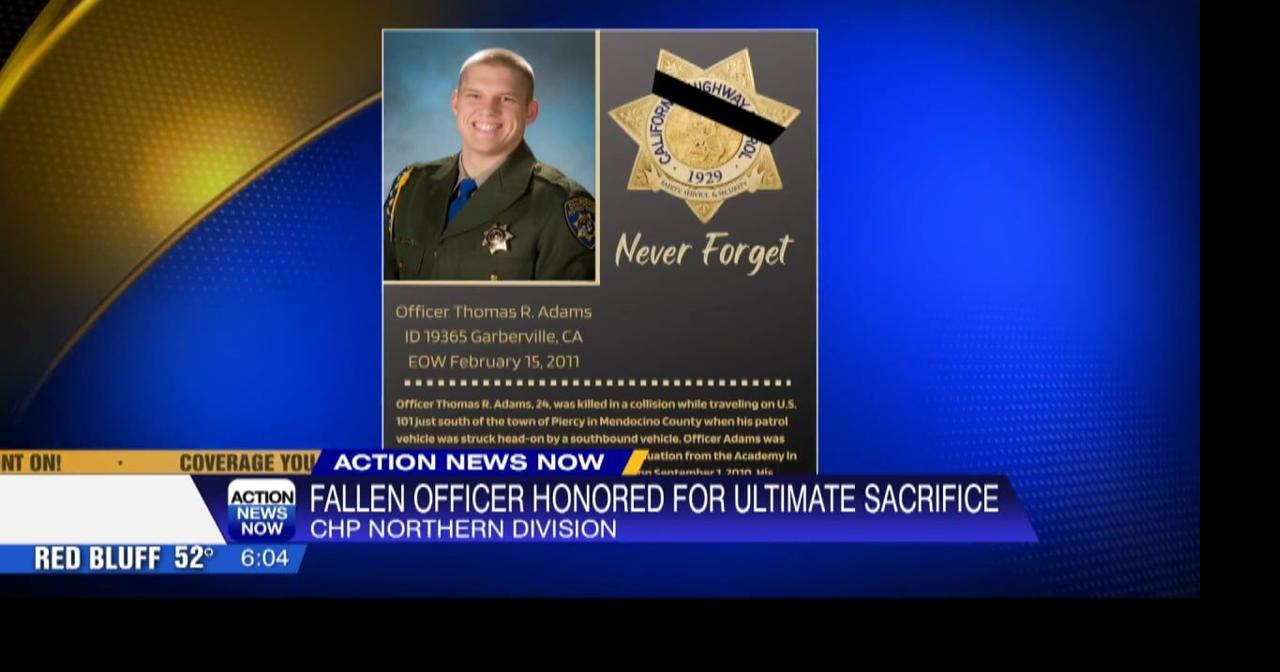 CHP - Northern Division: Community pays tribute to Officer Adams ...